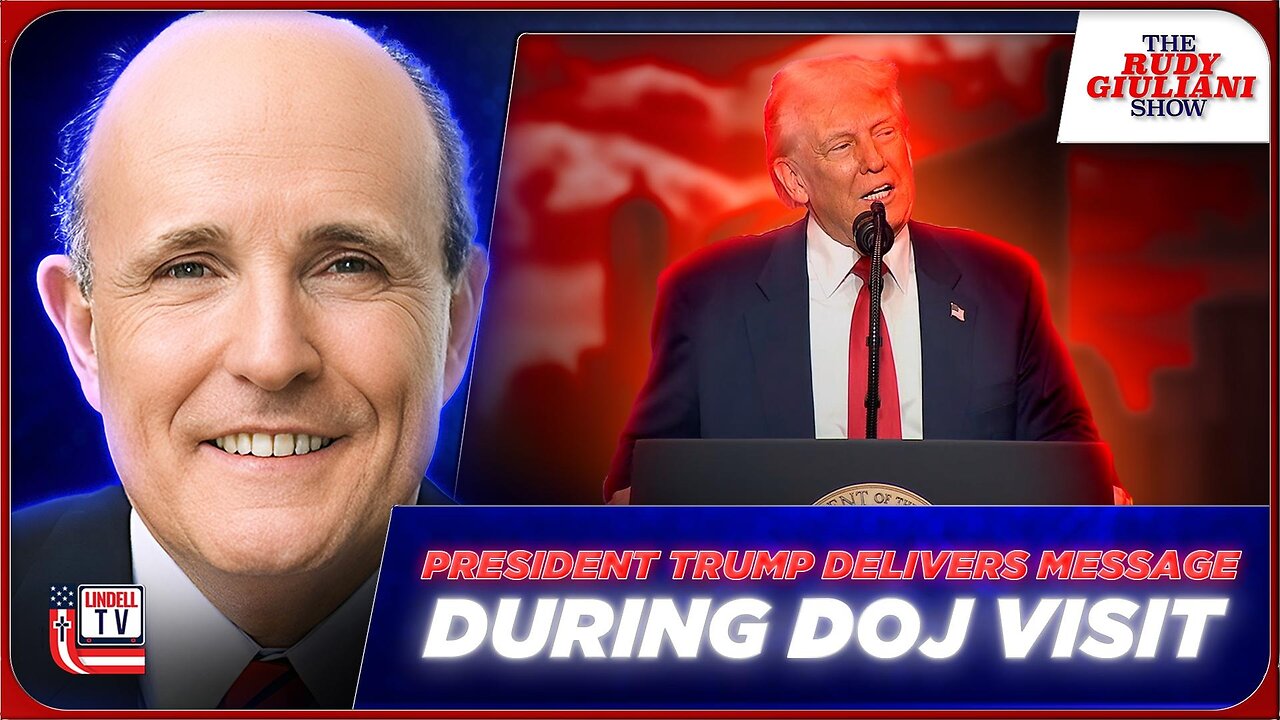 President Trump Delivers Important Message During DOJ Visit - LindellTV