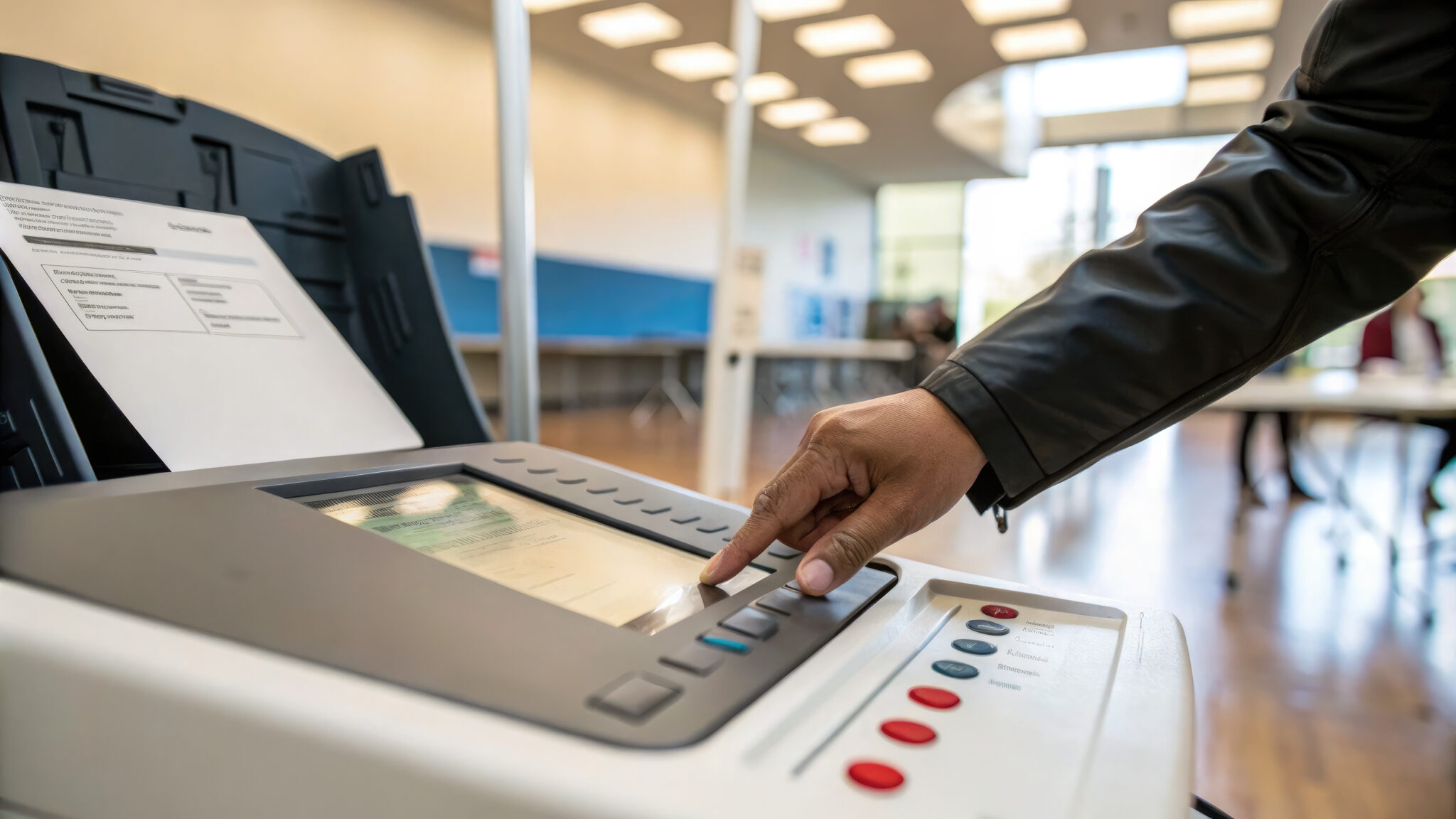 Liberty Vote (formerly Dominion) voting tabulator produces hundreds of ...
