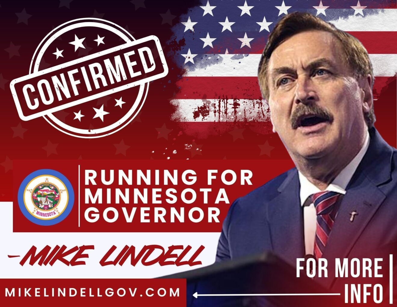 Confirmed: Mike Lindell formally announces bid for Minnesota governor ...